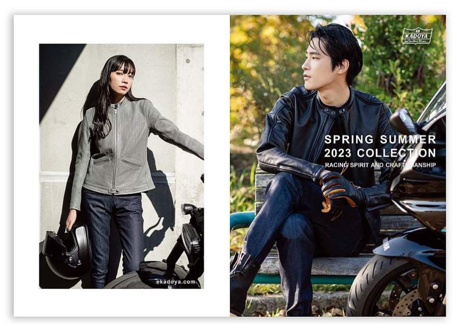 バイク用品という固定概念を外しライトにカジュアライズされた自由な発想のラインナップ、KADOYA 「2023春夏カタログ」完成 – WEB Mr.Bike
